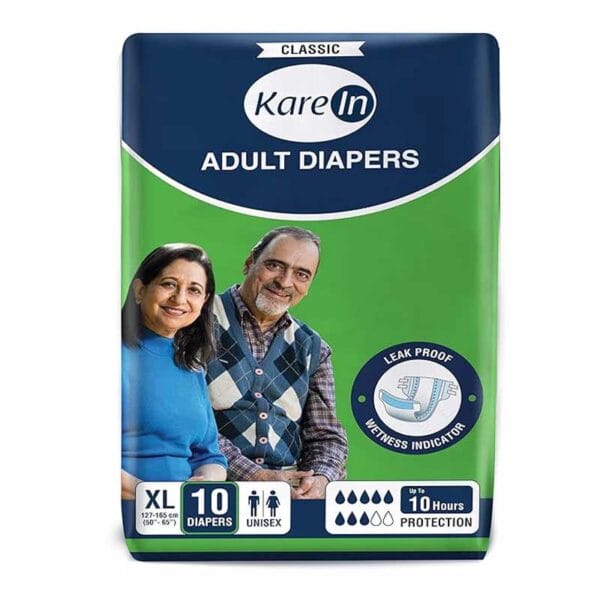 KareIn Classic Adult Diaper - Extra Large - A Pack of 3 - Old is Gold Store